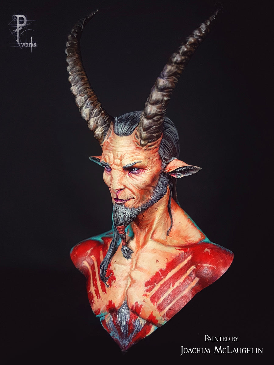 El Cabrón - miniature / bust / resin / goat / fantasy / figure / model ...